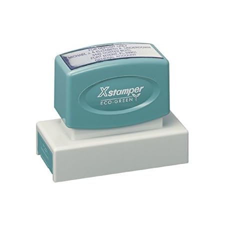 Amazon.com : Xstamper Pre-Inked Custom Stamp N14 5/8" x 2-7/16 ...