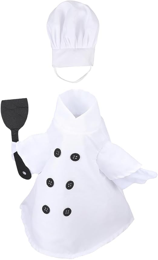 Amazon.com: CREATCABIN Chef Goose Outfit Yard Goose Clothes 15.6 x 19.3 ...