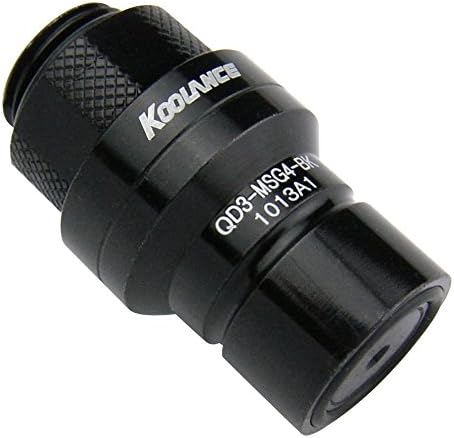 Amazon.com: Koolance QD3-MSG4-BK QD3 Male Quick Disconnect No-Spill ...