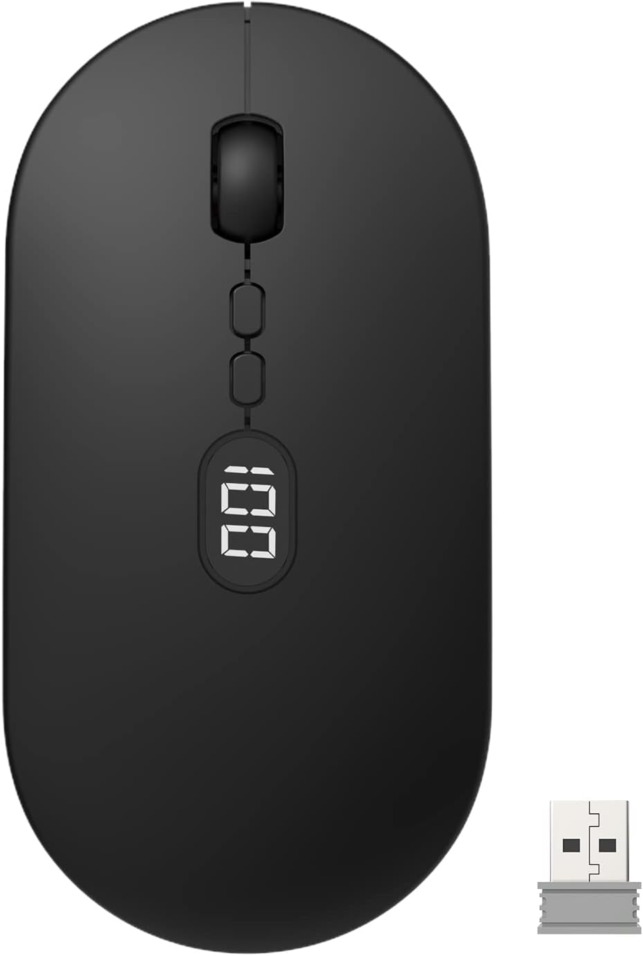 Wireless Mouse for Laptop, Rechargeable and Noiseless, Ultra Slim 2.4G ...
