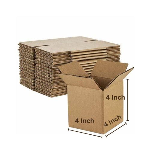 Grow Packing Solution (25 Boxes) 4 x 4 x 4 Inches 3 ply Cartoon Box For ...