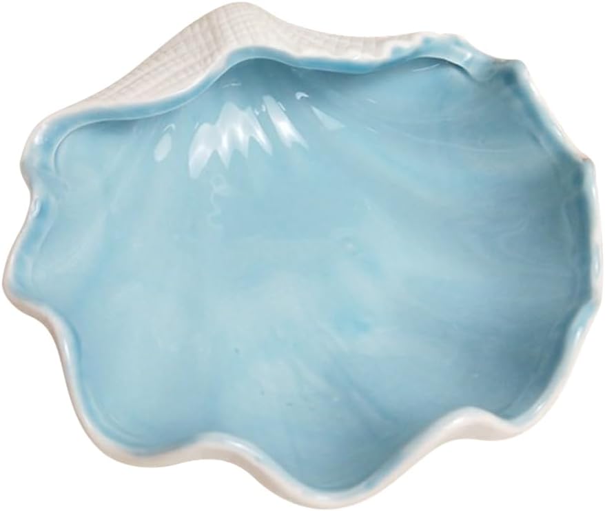 Amazon.com | Garneck Shell Shape Jewelry Dish Tray - Ceramic Shell ...