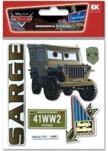 Amazon.com: EK Success Disney Cars - Calcomanías dimensionales : Arte y ...