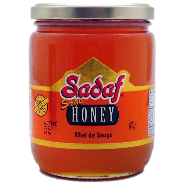 Amazon.com : Sadaf Honey Sage - Sage Honey for Cooking and Food ...