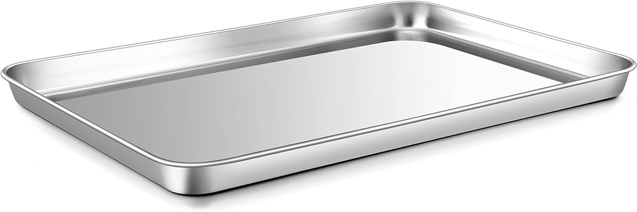 Buy Bmado Homefull Baking Tray Stainless Steel Oven Tray– Large Cookie ...