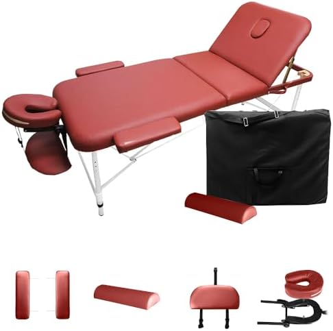 Angel Canada 3-Section Aluminum Frame 84 Inch Portable Massage Table ...