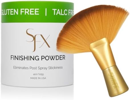 Amazon.com : SunFX Post Spray Tan Translucent Finishing Powder | Talc ...