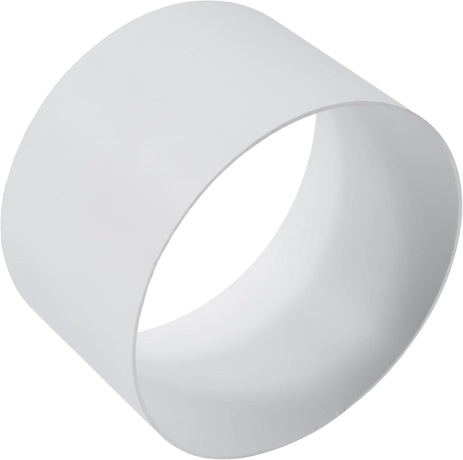 HVAC OV 4"" Inch Fit Coupling - Round Plastic Duct Pipe Connector and ...