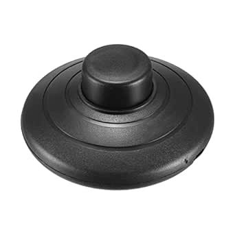 Rebower Pedal Push Button Switch Inline Latching ON/OFF Round Lighting ...