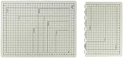 Amazon | ナカバヤシ 折りたたみカッティングマット 両面タイプ・片面粘土板・A4/グレー CTMO-A4W-N | カッターマット | 文房具・オフィス用品