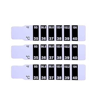 15PCS Forehead Head Strip Thermometers Indicator, Head Thermometer ...