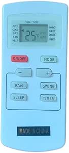 Amazon.com: Replace Remote Control Work for AC/TV/AV for NORPOLE YX1FF ...