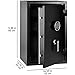 Amazon Basics Fire Resistant Security Safe with Programmable Electronic ...