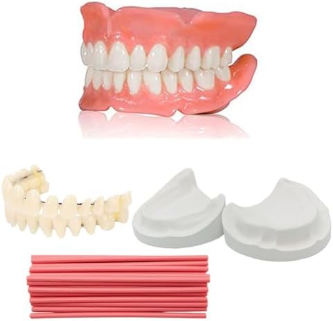 Amazon.com: Top and Bottom DIY Denture Fake Teeth set - Do it Yourself ...