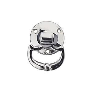 HOBKNOBS Round Base (47 mm Dia) Chrome Plated Door Handle and Knocker - Silver... : Amazon.in ...