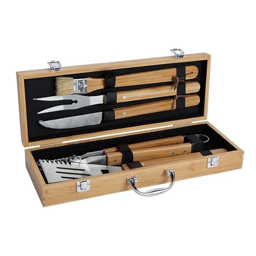 Personalized BBQ Set, Custom Engraved BBQ Set, BBQ Grill Set for Men ...