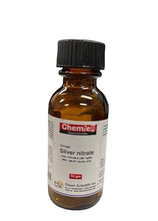 Silver Nitrate 10 gm ACS grade/99.99%/ Fast Ship: Amazon.com ...