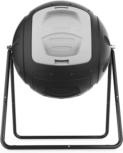 Amazon.co.jp: 130L多機能 たい肥 ガーデンタンブリング堆肥 高耐久 高速作業堆肥容器 使いやすい排水栓付き 液体を集める ...