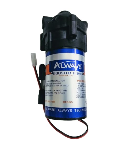 RO Booster Pump 100 GPD Compatible with All Storage Water Purifiers ...