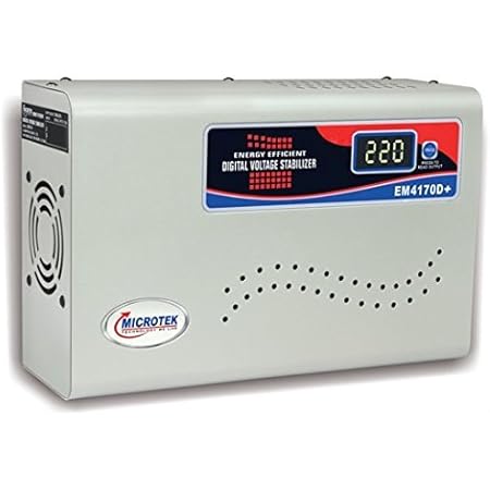 Microtek EM4170+ Automatic Voltage Stabilizer for AC up to 1.5 ton ...