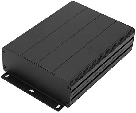 Electronic Project Aluminum Box 45×122×160mm / 1.77×4.8×6.3in Black ...