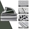 SHANNA Tarpaulin 3x4 m Waterproof Heavy Duty Tarp Sheet Cover, Thicken ...
