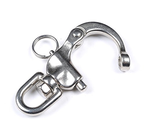 Snapklik.com : Mxeol Swivel Eye Snap Shackle Quick Release Bail Rigging ...