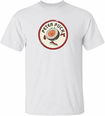 Amazon.com: Peter Puck Retro Hockey Cartoon Hanna Father's Mother's Day ...