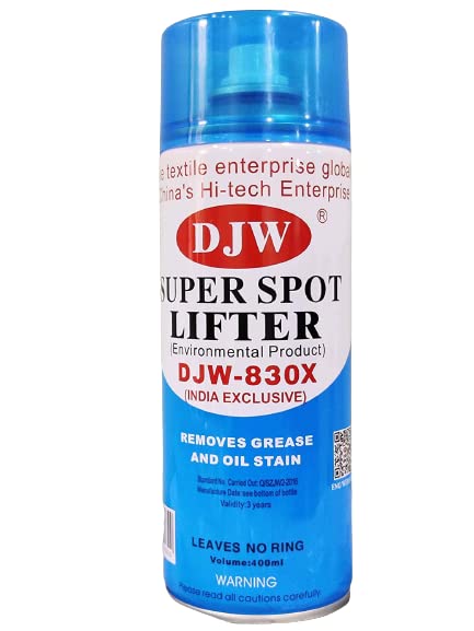DJW 830x Oil and grease Fabric stain remover spray 400ML : Amazon.in ...