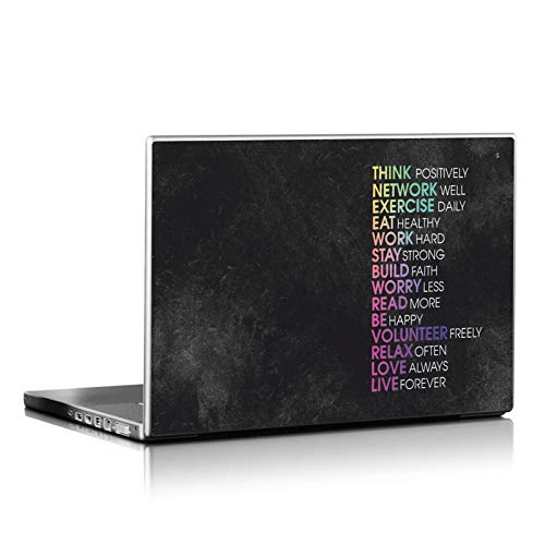 P3 Design Motivational Collage Laptop Skin Sticker for Laptops Upto 15. ...