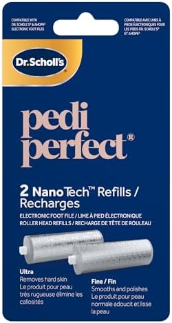 Dr. Scholl’s NanoTech Roller Replacement Heads for Pedi Perfect Pro ...
