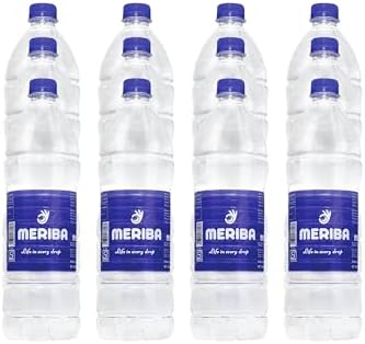 Meriba Packaged Water - 1 L Purified Bottled Drinking Water, Clean and ...