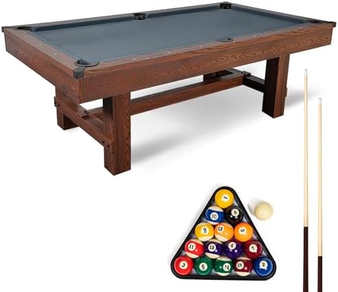 Amazon.com : EastPoint Cornerstone Billiard Table - Gray Engineered ...