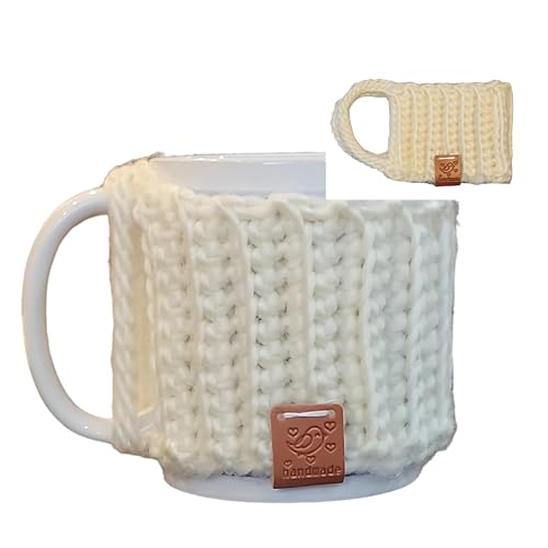 Amazon.com: MUG sweater coffee sleeve,reusable sleeve for coffee and ...