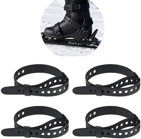 Amazon.com : 4pcs 45cm/18in Snowshoe Straps Kit, Adjustable Snowshoe ...