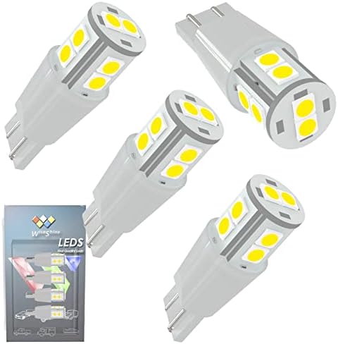 Amazon.com: Wiseshine 912 LED Bulb Natural White 4500k,194 LED Bulb,921 ...