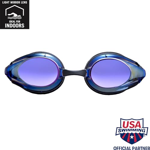 Snapklik.com : Arena Tracks Unisex Adult Essential Racing Swim Goggles ...