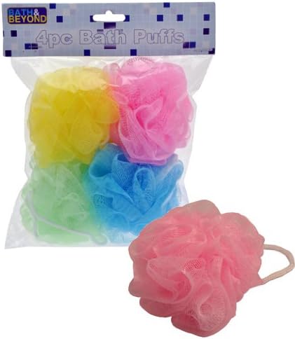 4 Pack of Shower Scrunchies: Amazon.co.uk: Beauty