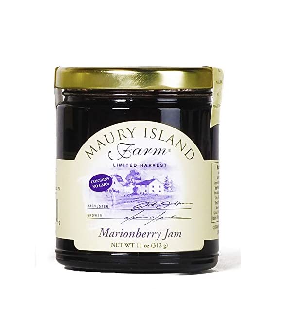Amazon.com : Gourmet Marionberry Jam, 11 Oz Jar - All Natural By Maury ...