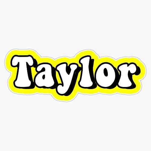 Amazon.com: Generic Vintage Taylor Name Vinyl Sticker Waterproof Decal ...