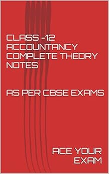CLASS -12 ACCOUNTANCY COMPLETE THEORY NOTES eBook : station, Text ...