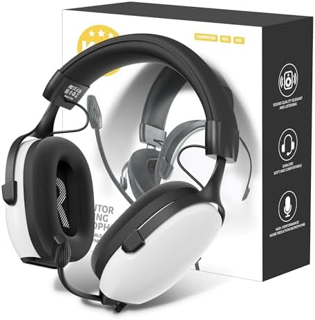 Amazon.com: syndesmos CM7002 Gaming Headset for PS5, PS4, PC, Mac ...