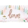 Amazon.com: Large Rose Gold Love Script Balloon : Home & Kitchen
