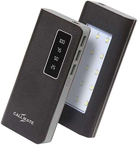 Callmate 10000mAh Power Bank with LED Lamp, 12W Fast Charging| Digital ...