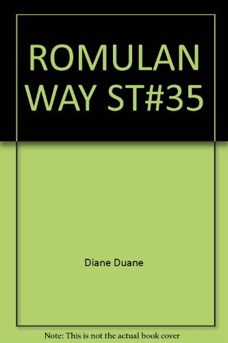 The Romulan Way (Star Trek RIHANNSU): Diane Duane: 9780671680855 ...