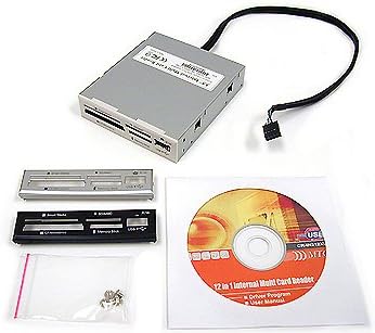 Amazon.com: MTG CR-IN212XU-1 22-in-1 USB 2.0 Internal Card Reader ...
