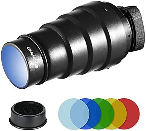 Amazon.com : Andoer Photographic Lighting Monolights Bowens Mount Snoot ...