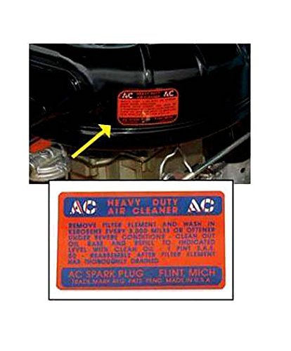 1937 1938 1939 1940 1941 1942 1946 1947 PACKARD AC OIL BATH AIR CLEANER ...