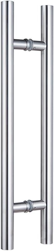 Amazon.com: Push Pull Door Handle Solid Standoffs Heavy-Duty Commerial ...