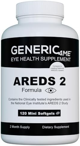 Amazon.com: GENERIC4ME AREDS 2 SoftGels, 500 mg Vitamin C, 400 IU ...